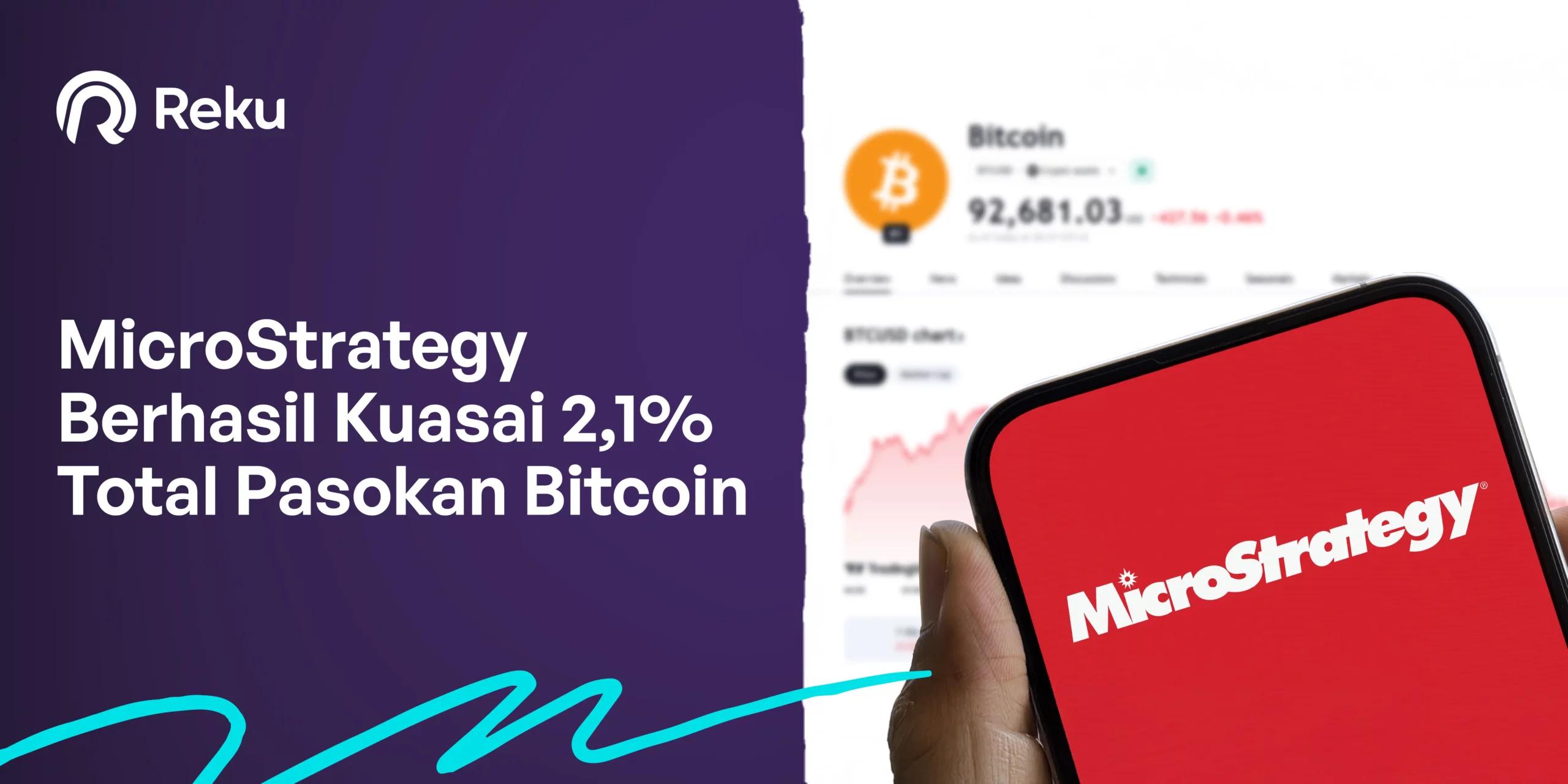 MicroStrategy Berhasil Kuasai 2,1% Total Pasokan Bitcoin