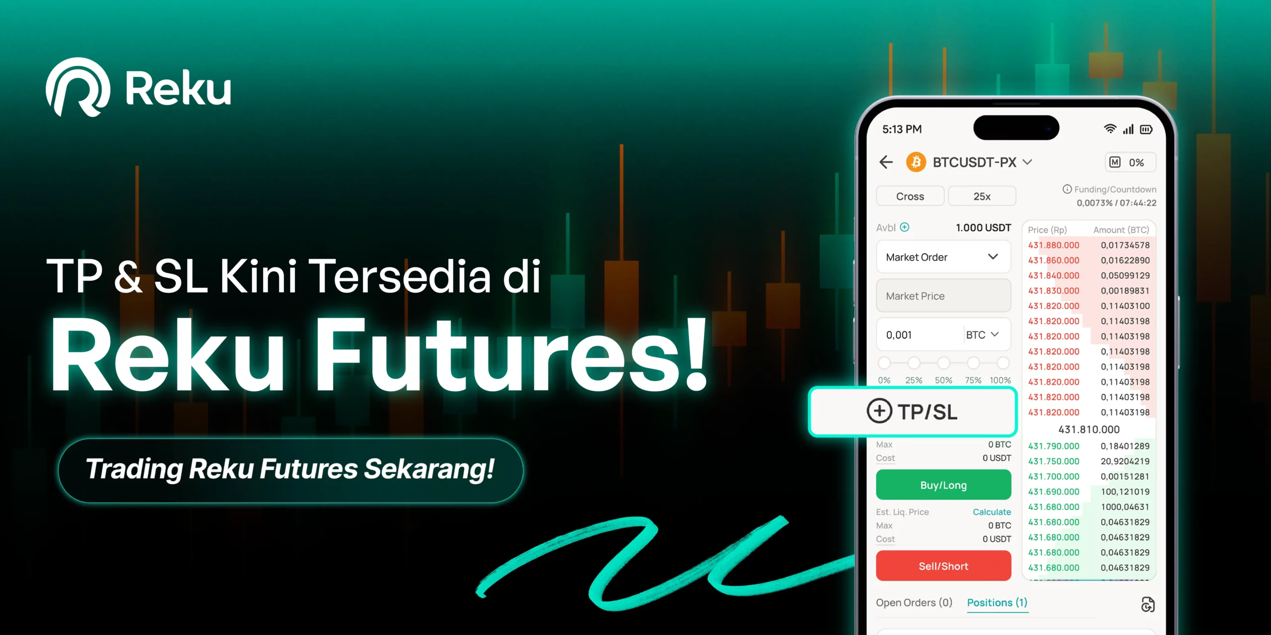 Fitur TP/SL Kini Tersedia di Reku!