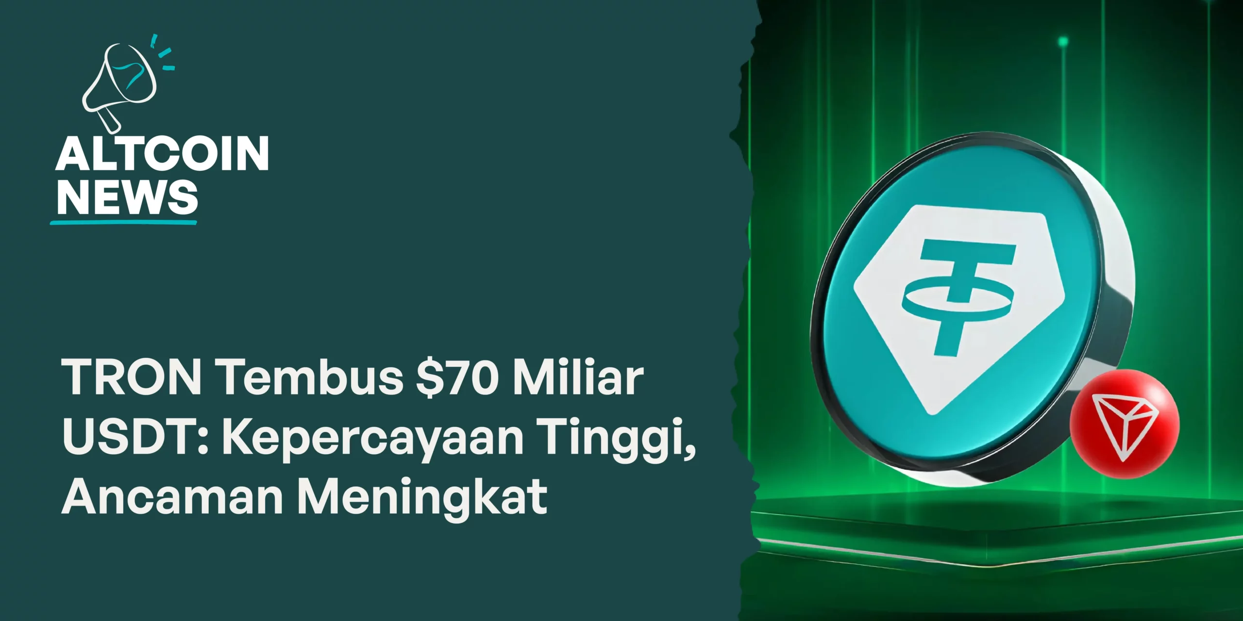 TRON Tembus $70 Miliar USDT